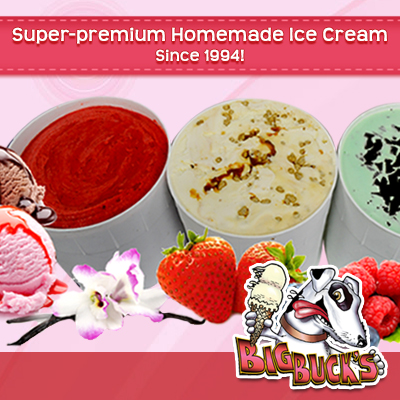 Menus | Big Buck's Ice Cream | Outer Banks, NC